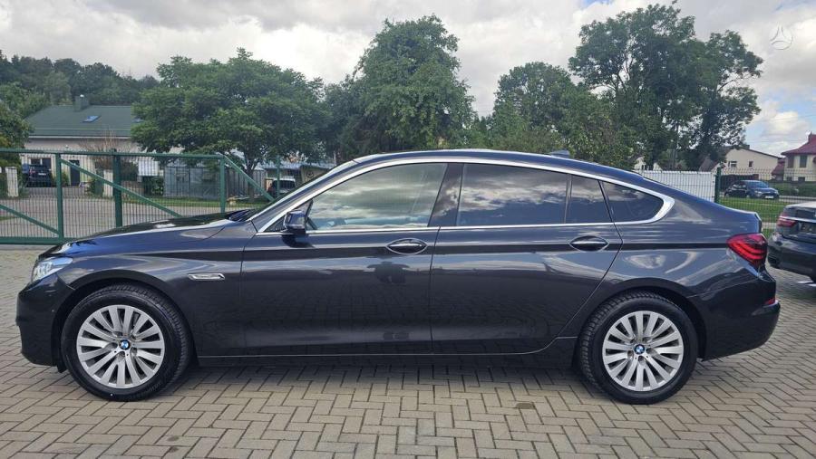 Grey BMW 530 Gran Turismo 2014 in Prienai, with an engine capacity of 2.99 L and mileage of 188 thousand km for 12699 €, photo 7 on AUTOMOTO.COM.LV