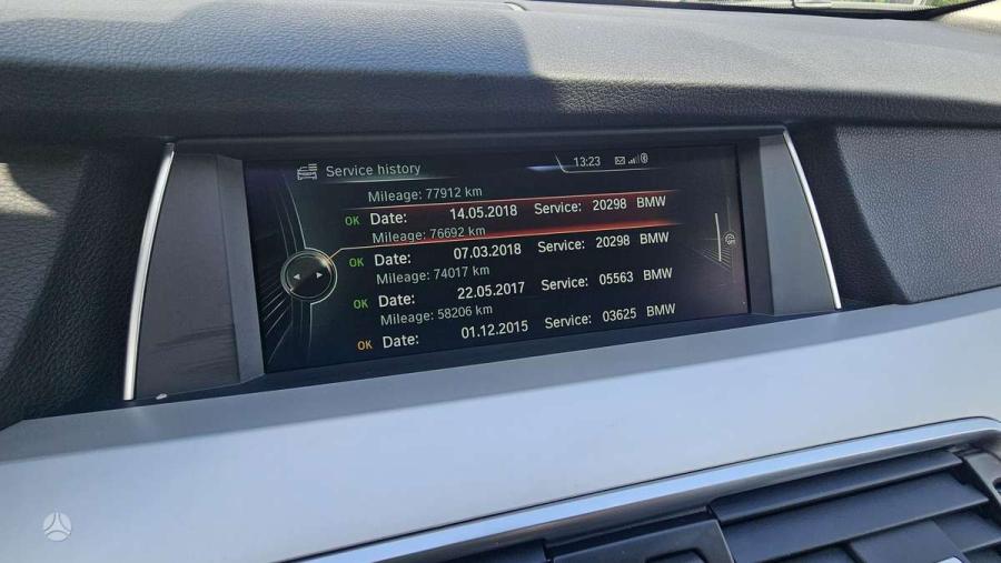 Grey BMW 530 Gran Turismo 2014 in Prienai, with an engine capacity of 2.99 L and mileage of 188 thousand km for 12699 €, photo 23 on AUTOMOTO.COM.LV