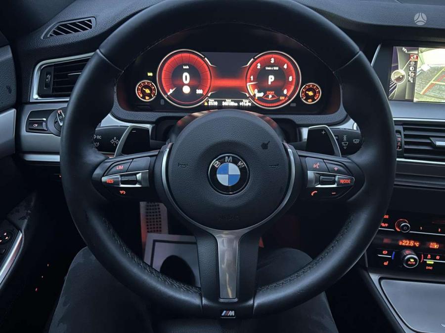 Pelēks BMW 530 Gran Turismo 2014 Kauņa, ar dzinēja tilpumu 2.99 L un nobraukumu 345 tūkst. km par 12500 €, foto 15 vietnē AUTOMOTO.COM.LV