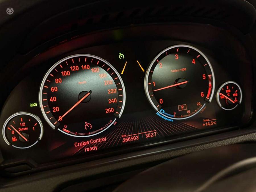 Grey BMW 530 Gran Turismo 2014 in Marijampole, with an engine capacity of 2.99 L and mileage of 267 thousand km for 13999 €, photo 21 on AUTOMOTO.COM.LV