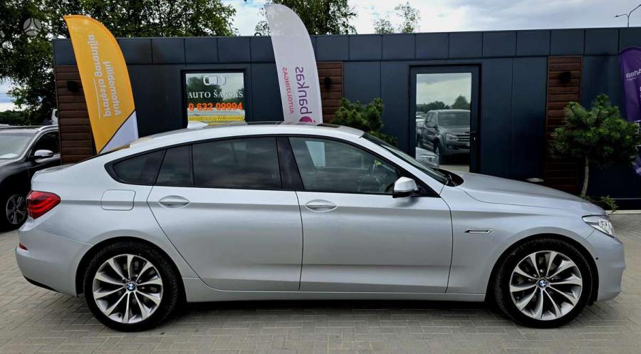 Grey BMW 530 Gran Turismo 2015 in Taurage, with an engine capacity of 2.99 L and mileage of 284 thousand km for 14700 €, photo 7 on AUTOMOTO.COM.LV