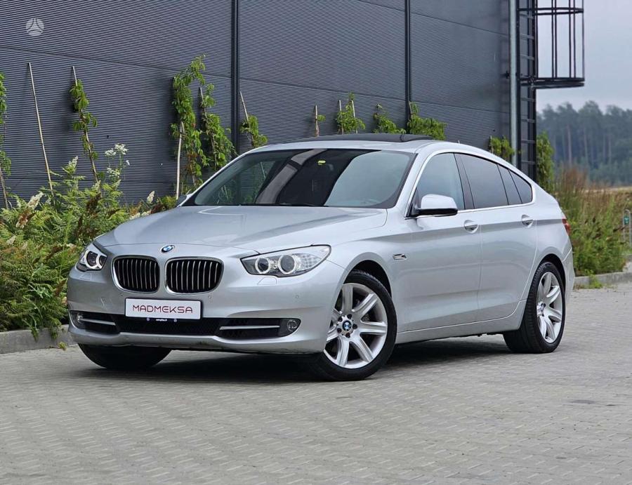 Pelēks BMW 530 Gran Turismo 2009 Viļņa, ar dzinēja tilpumu 3.00 L un nobraukumu 262 tūkst. km par 7750 €, foto 5 vietnē AUTOMOTO.COM.LV