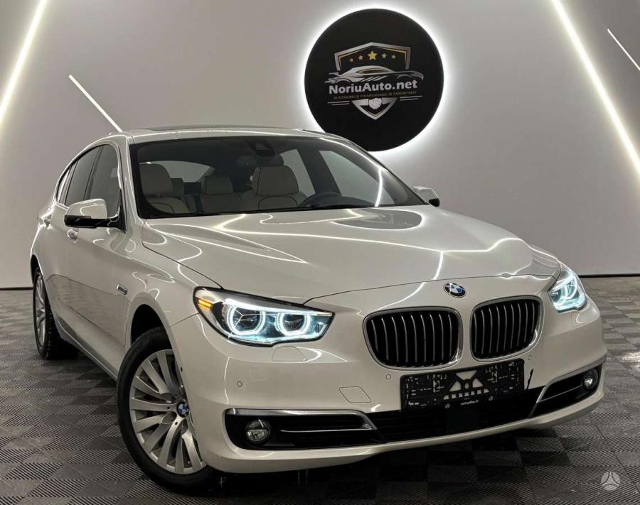 White BMW 530 Gran Turismo 2014 in Marijampole, with an engine capacity of 2.99 L and mileage of 325 thousand km for 15650 €, photo 1 on AUTOMOTO.COM.LV