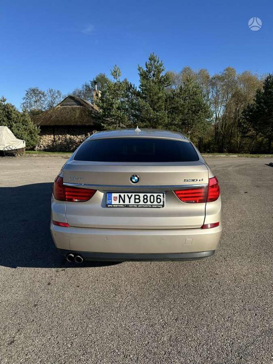 Желтый БМВ 530 Gran Turismo 2011 в Вильнюс, объемом двигателя 3.00 л и пробегом 393 тыс. км за 8300 €, фото 5 на AUTOMOTO.COM.LV