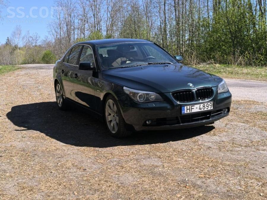 Green BMW 530 2004 in Rezekne, with an engine capacity of 3.00 L and mileage of 363 thousand km for 3600 €, photo 3 on AUTOMOTO.COM.LV