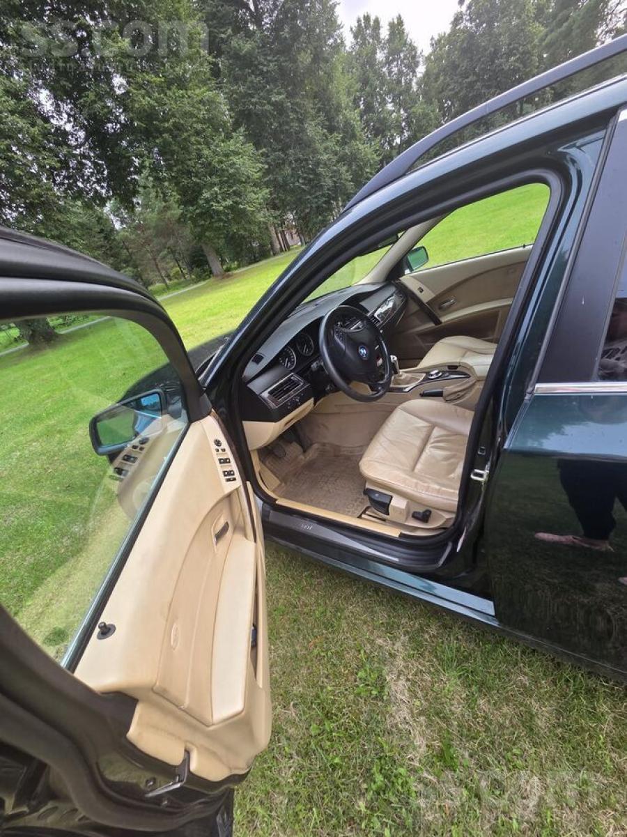 Green BMW 530 2004 in Riga, with an engine capacity of 3.00 L and mileage of 482 thousand km for 2000 €, photo 8 on AUTOMOTO.COM.LV