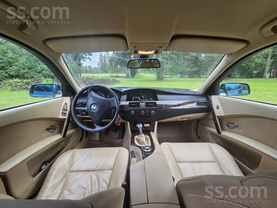 Green BMW 530 2004 in Riga, with an engine capacity of 3.00 L and mileage of 482 thousand km for 2000 €, photo 9 on AUTOMOTO.COM.LV