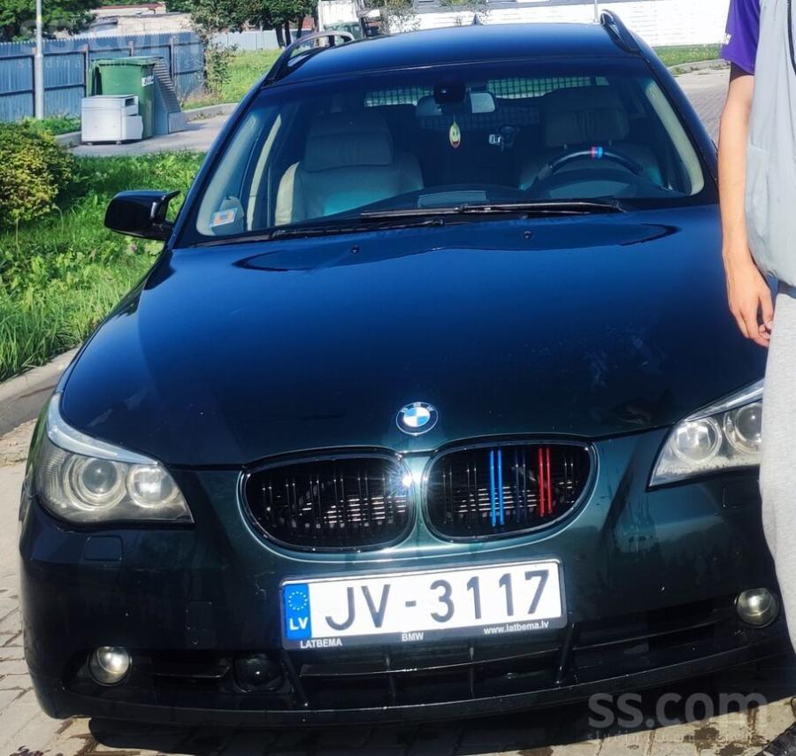 Зеленый БМВ 530 2004 в Екабпилс, объемом двигателя 3.00 л и пробегом 419 тыс. км за 3150 €, фото 3 на AUTOMOTO.COM.LV