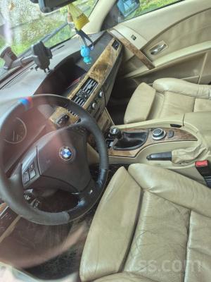 Green BMW 530 2004 in Jekabpils, with an engine capacity of 3.00 L and mileage of 419 thousand km for 2700 €, photo 4 on AUTOMOTO.COM.LV