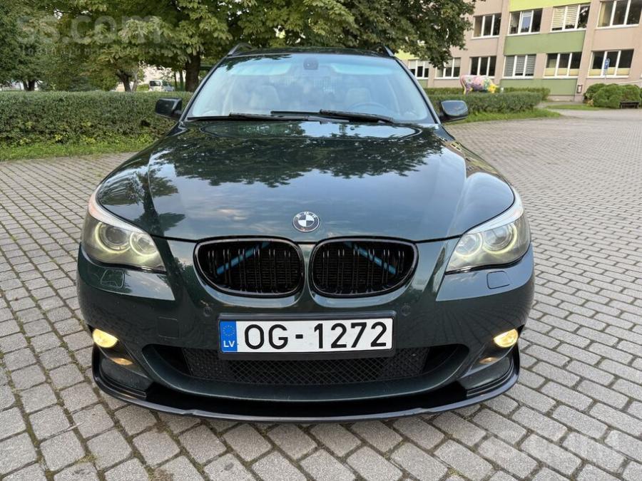 Green BMW 530 2005 in Jelgava, with an engine capacity of 3.00 L and mileage of 420 thousand km for 3900 €, photo 2 on AUTOMOTO.COM.LV