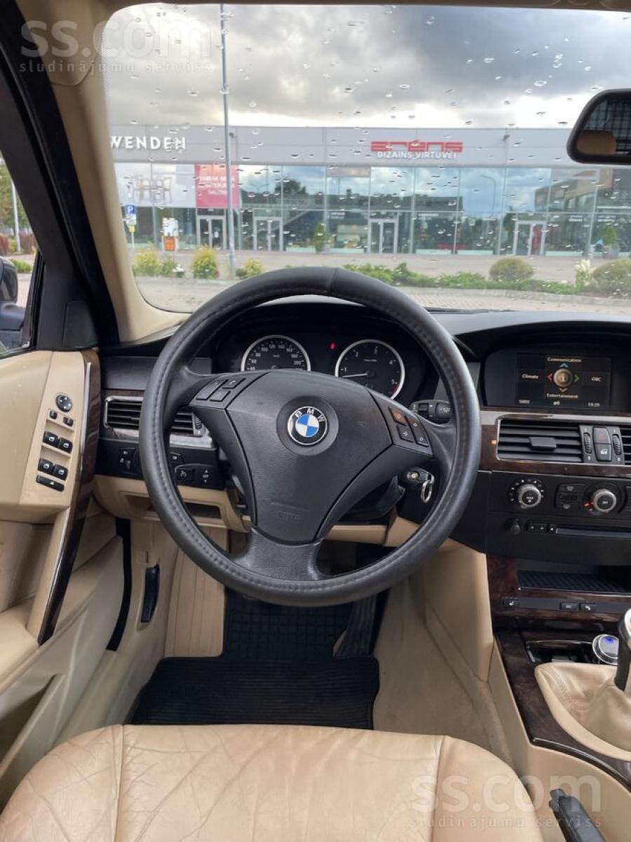 Zaļš BMW 530 2005 Rīga, ar dzinēja tilpumu 3.00 L un nobraukumu 0 tūkst. km par 2350 €, foto 10 vietnē AUTOMOTO.COM.LV
