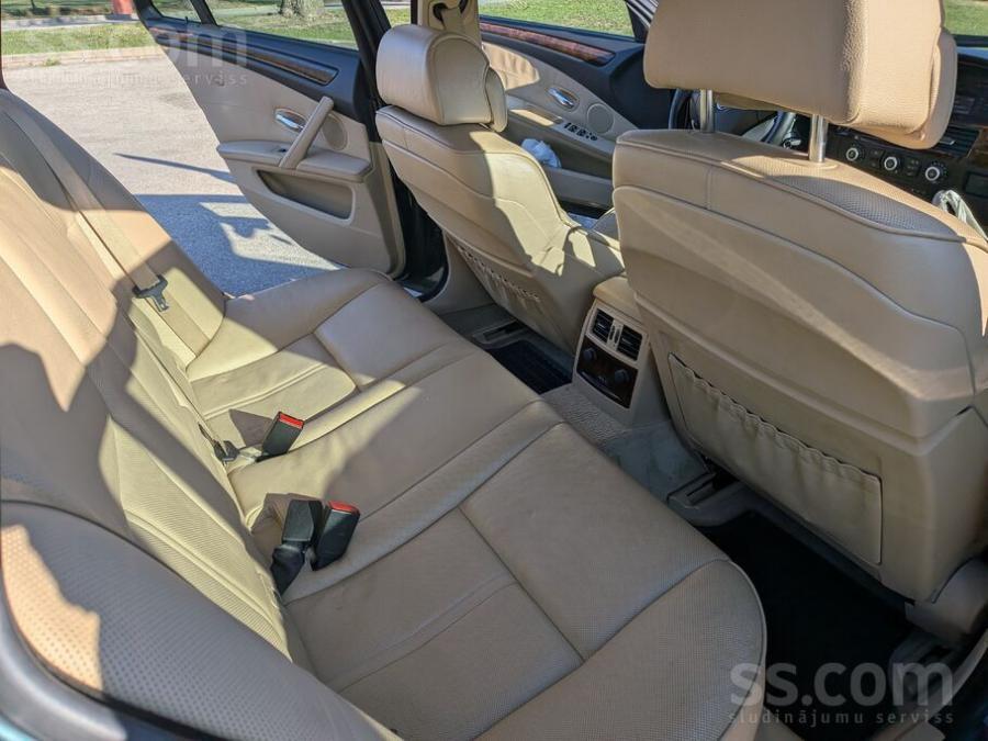 Зеленый БМВ 530 2007 в Рига, объемом двигателя 3.00 л и пробегом 396 тыс. км за 6500 €, фото 10 на AUTOMOTO.COM.LV