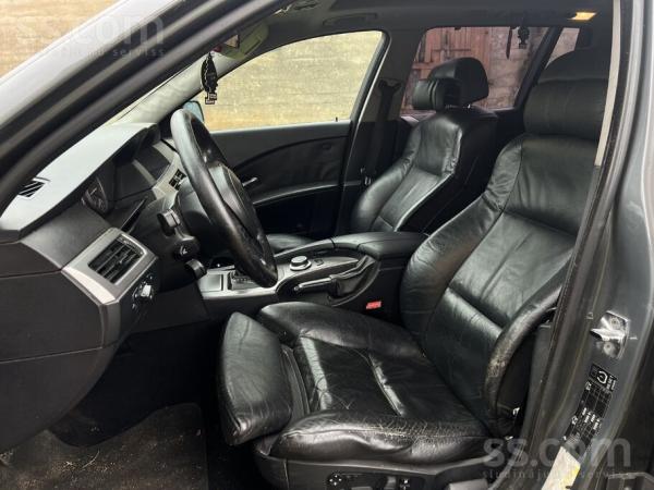 Pelēks BMW 530 2004 Rēzekne, ar dzinēja tilpumu 3.00 L un nobraukumu 410 tūkst. km par 2650 €, foto 7 vietnē AUTOMOTO.COM.LV