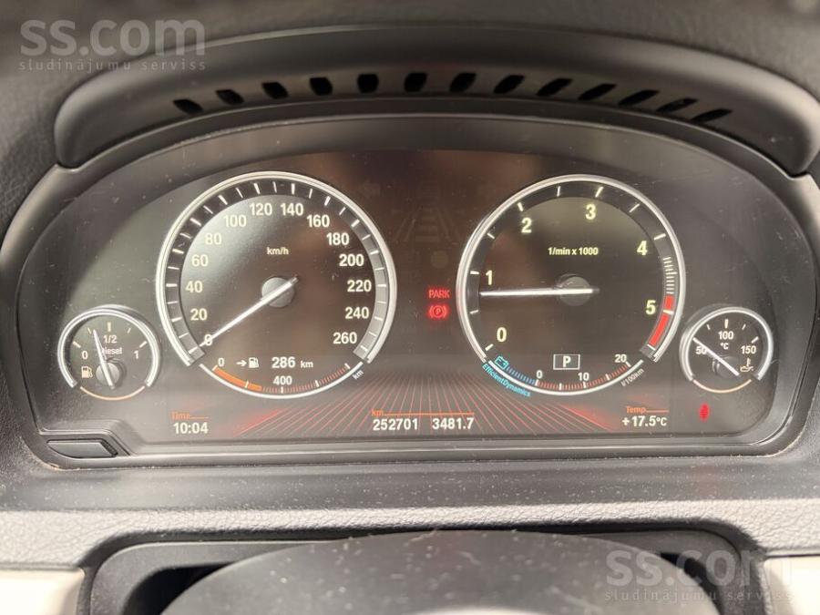 Grey BMW 530 2010 in Bauska, with an engine capacity of 3.00 L and mileage of 253 thousand km for 8000 €, photo 8 on AUTOMOTO.COM.LV