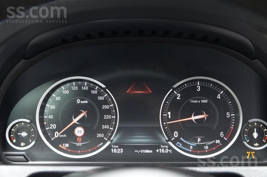 Grey BMW 530 2016 in Riga, with an engine capacity of 3.00 L and mileage of 182 thousand km for 17490 €, photo 20 on AUTOMOTO.COM.LV