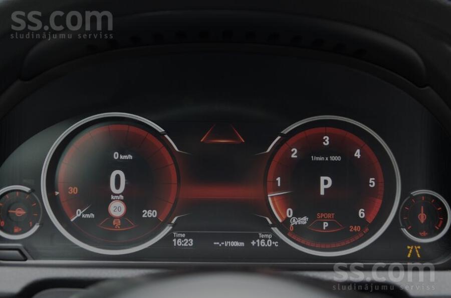 Grey BMW 530 2016 in Riga, with an engine capacity of 3.00 L and mileage of 182 thousand km for 17490 €, photo 21 on AUTOMOTO.COM.LV