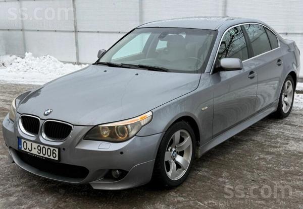 Grey BMW 530 2003 in Riga, with an engine capacity of 3.00 L and mileage of 426 thousand km for 3200 €, photo 1 on AUTOMOTO.COM.LV