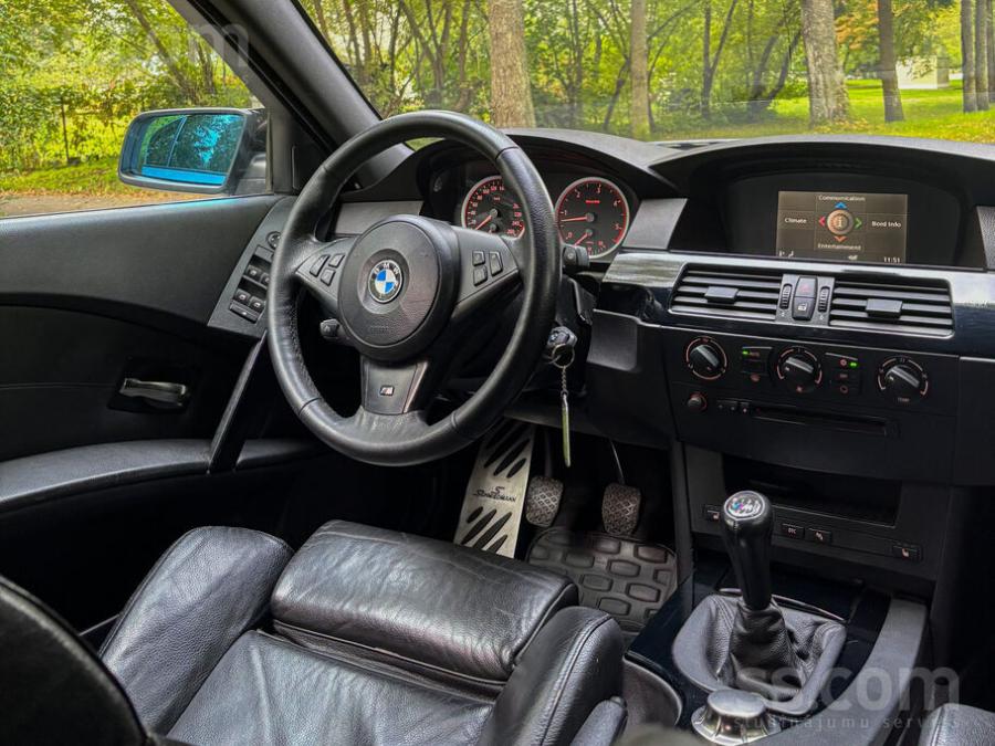 Grey BMW 530 2003 in Riga, with an engine capacity of 3.00 L and mileage of 294 thousand km for 6800 €, photo 8 on AUTOMOTO.COM.LV