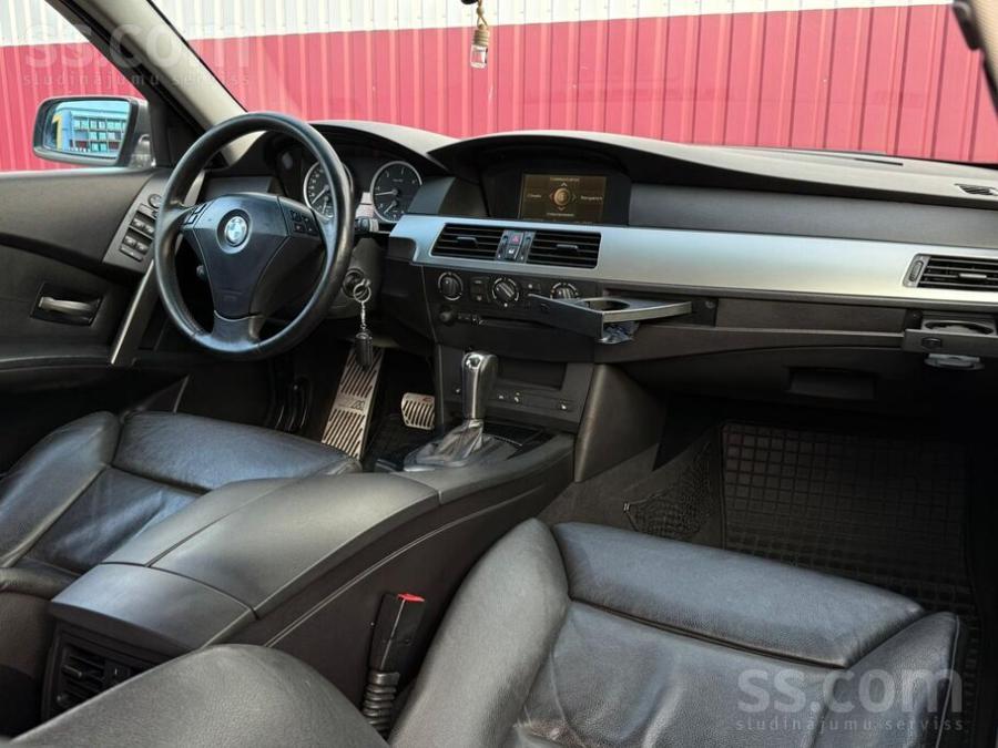 Grey BMW 530 2003 in Riga, with an engine capacity of 3.00 L and mileage of 0 thousand km for 2990 €, photo 8 on AUTOMOTO.COM.LV