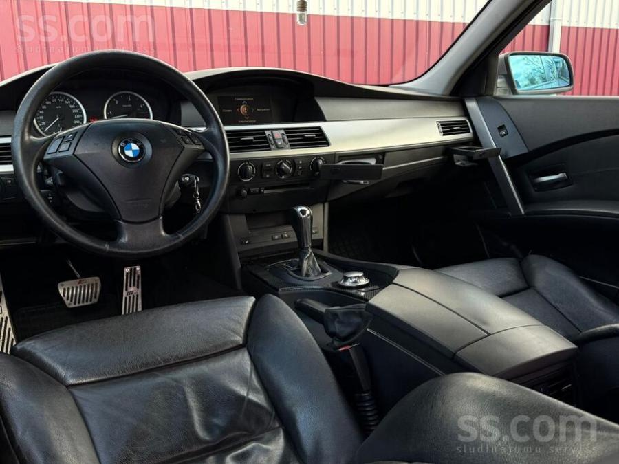 Grey BMW 530 2003 in Riga, with an engine capacity of 3.00 L and mileage of 0 thousand km for 2990 €, photo 9 on AUTOMOTO.COM.LV