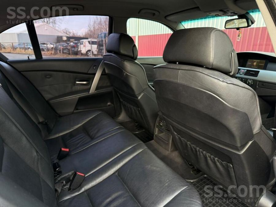 Grey BMW 530 2003 in Riga, with an engine capacity of 3.00 L and mileage of 0 thousand km for 2990 €, photo 11 on AUTOMOTO.COM.LV