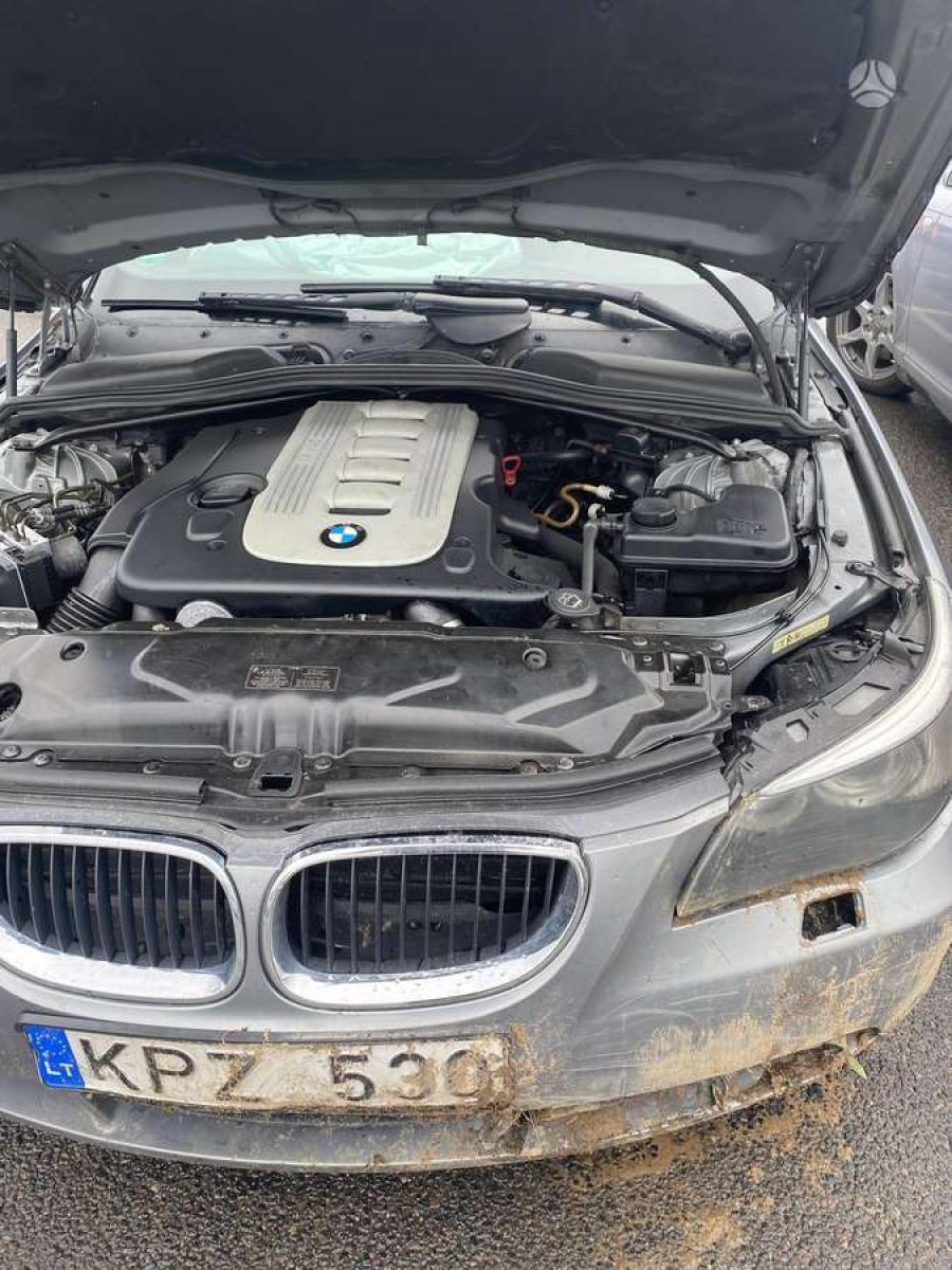 Grey BMW 530 2003 in Vilnius, with an engine capacity of 2.99 L and mileage of 282 thousand km for 1200 €, photo 9 on AUTOMOTO.COM.LV