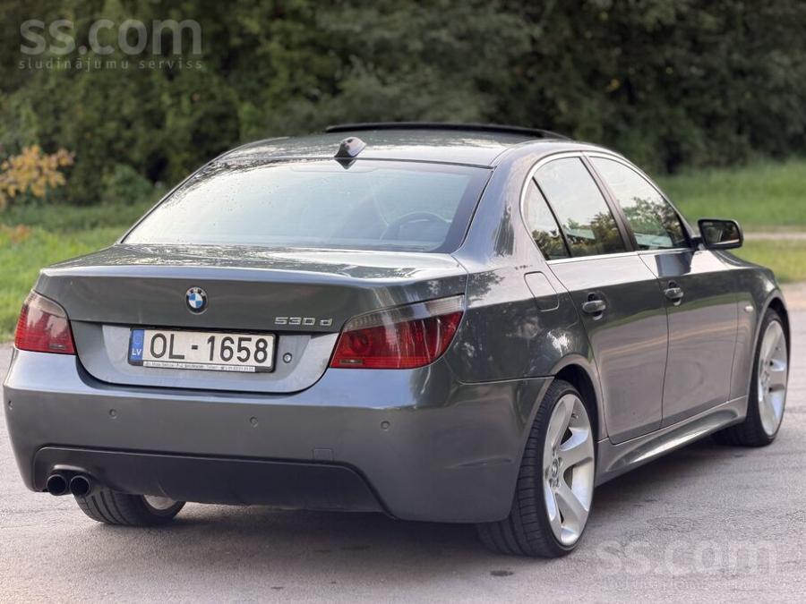 Pelēks BMW 530 2003 Rēzekne, ar dzinēja tilpumu 3.00 L un nobraukumu 385 tūkst. km par 5000 €, foto 6 vietnē AUTOMOTO.COM.LV