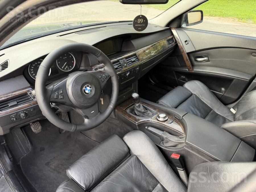 Pelēks BMW 530 2003 Rēzekne, ar dzinēja tilpumu 3.00 L un nobraukumu 385 tūkst. km par 5000 €, foto 12 vietnē AUTOMOTO.COM.LV