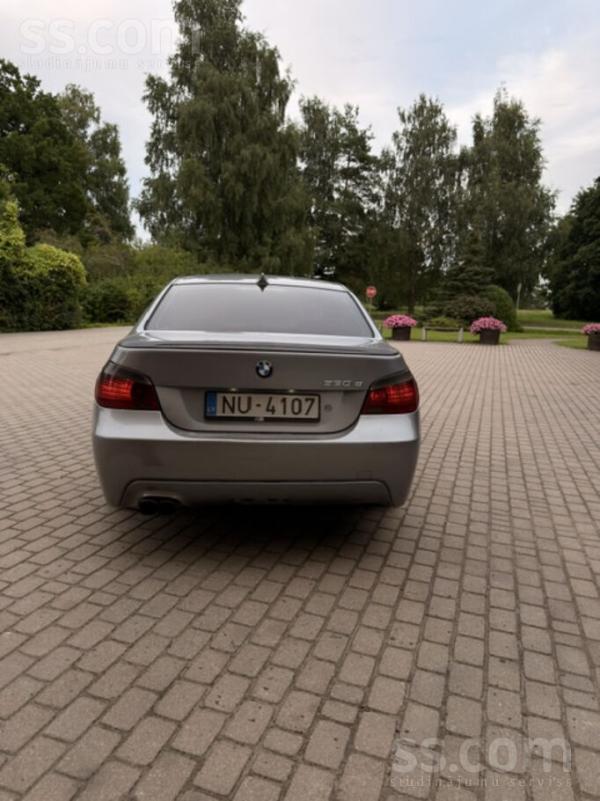 Grey BMW 530 2003 in Jelgava, with an engine capacity of 3.00 L and mileage of 370 thousand km for 1699 €, photo 4 on AUTOMOTO.COM.LV