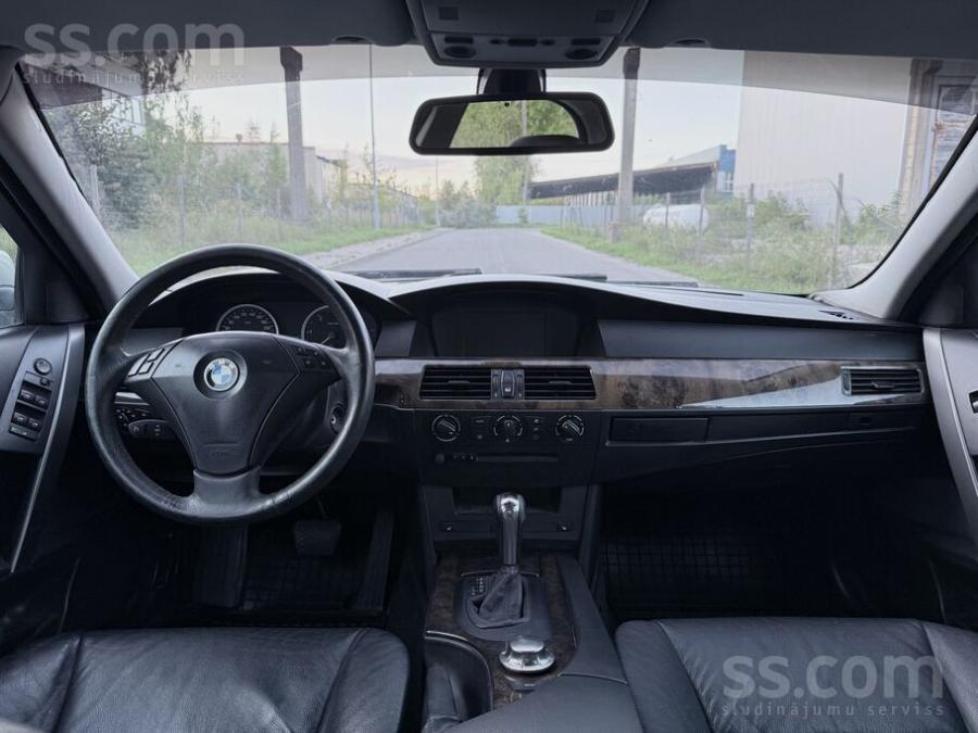 Grey BMW 530 2003 in Daugavpils, with an engine capacity of 3.00 L and mileage of 428 thousand km for 2690 €, photo 8 on AUTOMOTO.COM.LV