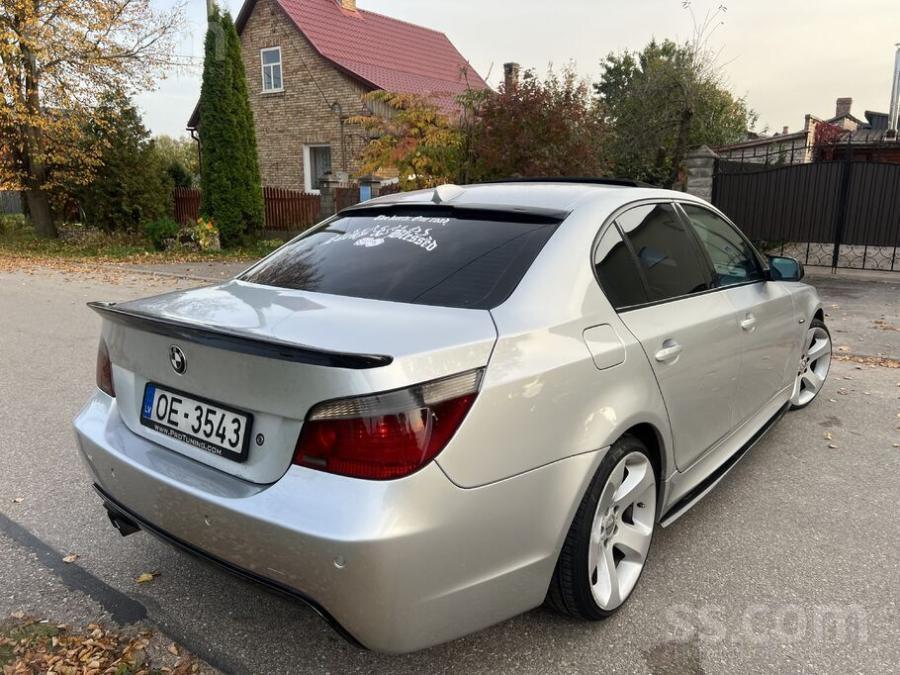 Grey BMW 530 2003 in Daugavpils, with an engine capacity of 3.00 L and mileage of 365 thousand km for 2800 €, photo 3 on AUTOMOTO.COM.LV