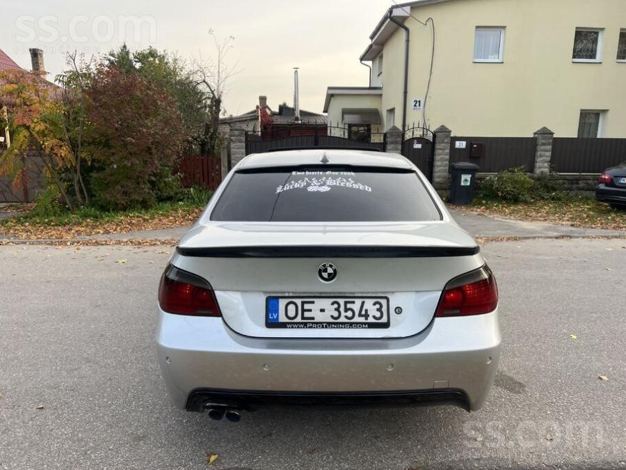 Grey BMW 530 2003 in Daugavpils, with an engine capacity of 3.00 L and mileage of 365 thousand km for 2800 €, photo 4 on AUTOMOTO.COM.LV
