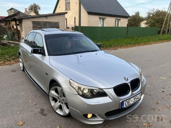 Pelēks BMW 530 2003 Daugavpils, ar dzinēja tilpumu 3.00 L un nobraukumu 365 tūkst. km par 2800 €, foto 5 vietnē AUTOMOTO.COM.LV