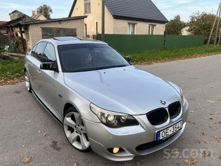 Grey BMW 530 2003 in Daugavpils, with an engine capacity of 3.00 L and mileage of 365 thousand km for 2800 €, photo 5 on AUTOMOTO.COM.LV