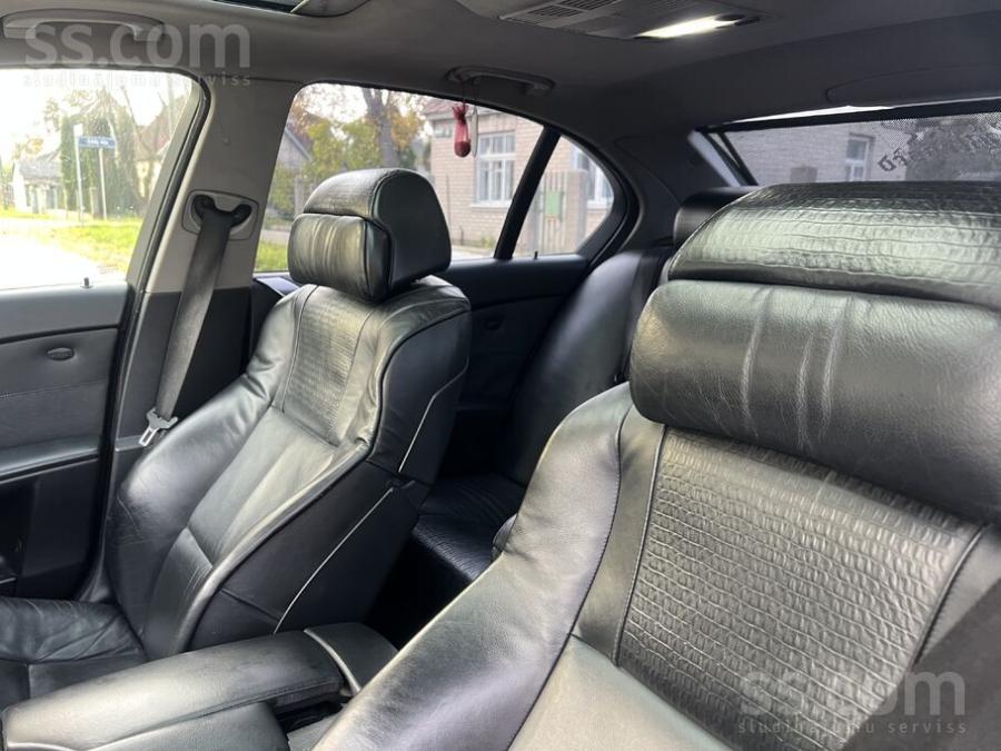 Grey BMW 530 2003 in Daugavpils, with an engine capacity of 3.00 L and mileage of 365 thousand km for 2800 €, photo 11 on AUTOMOTO.COM.LV