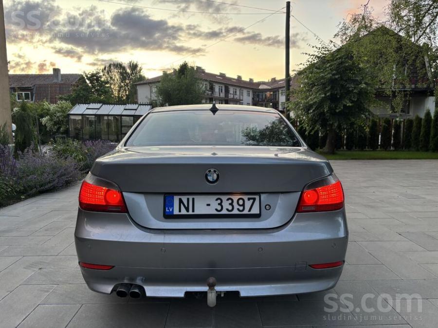 Grey BMW 530 2004 in Riga, with an engine capacity of 3.00 L and mileage of 0 thousand km for 2990 €, photo 5 on AUTOMOTO.COM.LV