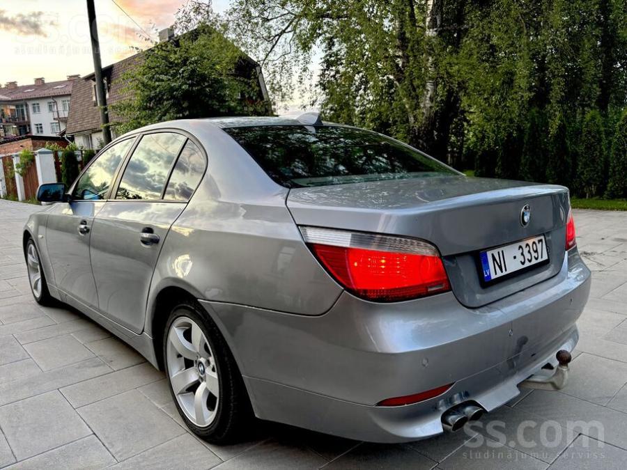 Grey BMW 530 2004 in Riga, with an engine capacity of 3.00 L and mileage of 0 thousand km for 2990 €, photo 6 on AUTOMOTO.COM.LV