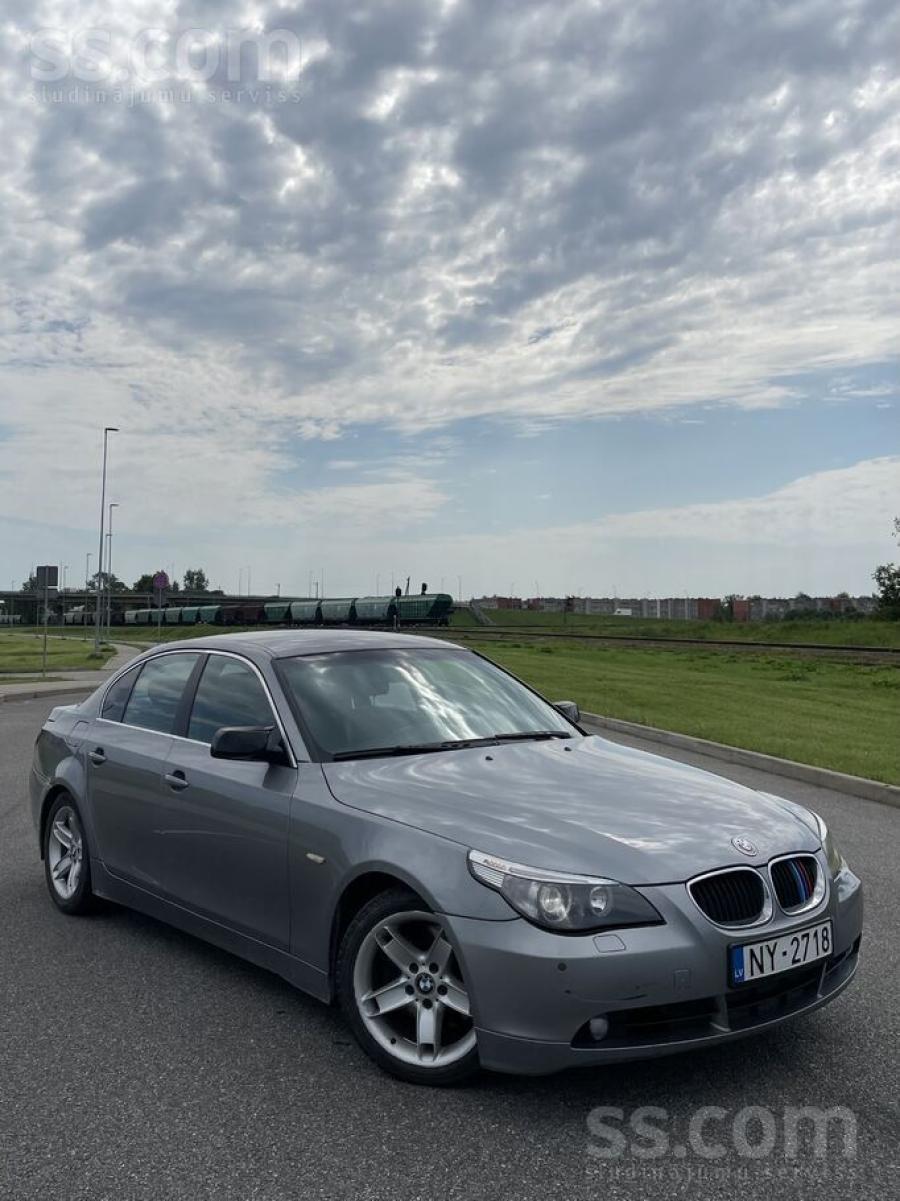 Grey BMW 530 2004 in Rezekne, with an engine capacity of 3.00 L and mileage of 371 thousand km for 4000 €, photo 1 on AUTOMOTO.COM.LV