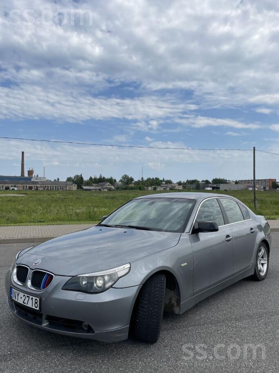 Grey BMW 530 2004 in Rezekne, with an engine capacity of 3.00 L and mileage of 371 thousand km for 4000 €, photo 4 on AUTOMOTO.COM.LV
