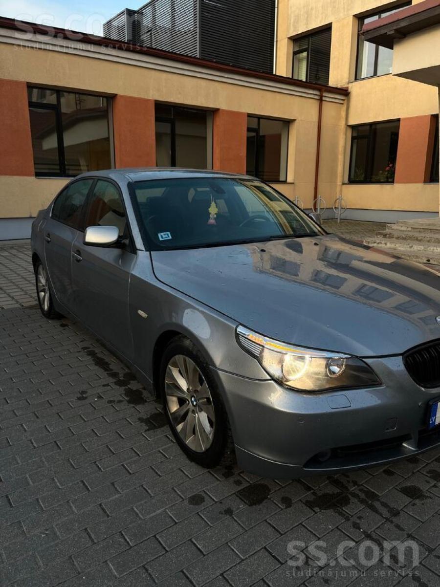 Pelēks BMW 530 2004 Kuldīga, ar dzinēja tilpumu 3.00 L un nobraukumu 363 tūkst. km par 3250 €, foto 1 vietnē AUTOMOTO.COM.LV