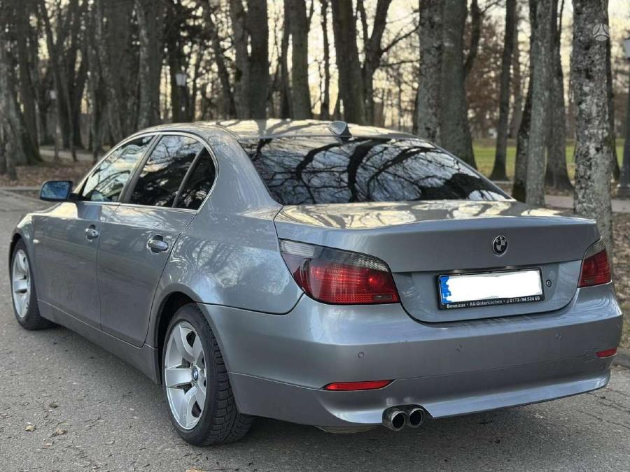 Grey BMW 530 2004 in Silute, with an engine capacity of 3.00 L and mileage of 365 thousand km for 2850 €, photo 4 on AUTOMOTO.COM.LV
