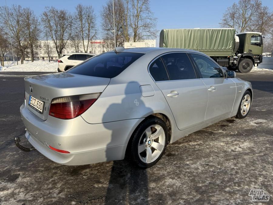 Grey BMW 530 2004 in Kaunas, with an engine capacity of 3.00 L and mileage of 542 thousand km for 2450 €, photo 5 on AUTOMOTO.COM.LV