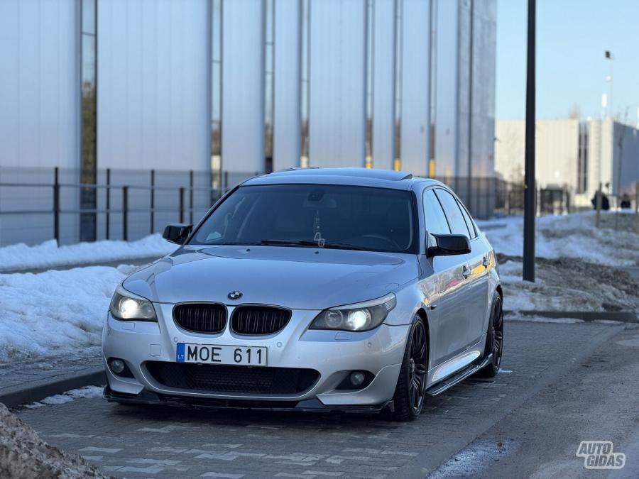 Pelēks BMW 530 2004 Viļņa, ar dzinēja tilpumu 3.00 L un nobraukumu 405 tūkst. km par 4599 €, foto 6 vietnē AUTOMOTO.COM.LV