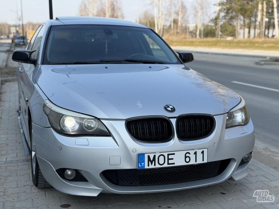 Grey BMW 530 2004 in Vilnius, with an engine capacity of 3.00 L and mileage of 404 thousand km for 4250 €, photo 3 on AUTOMOTO.COM.LV