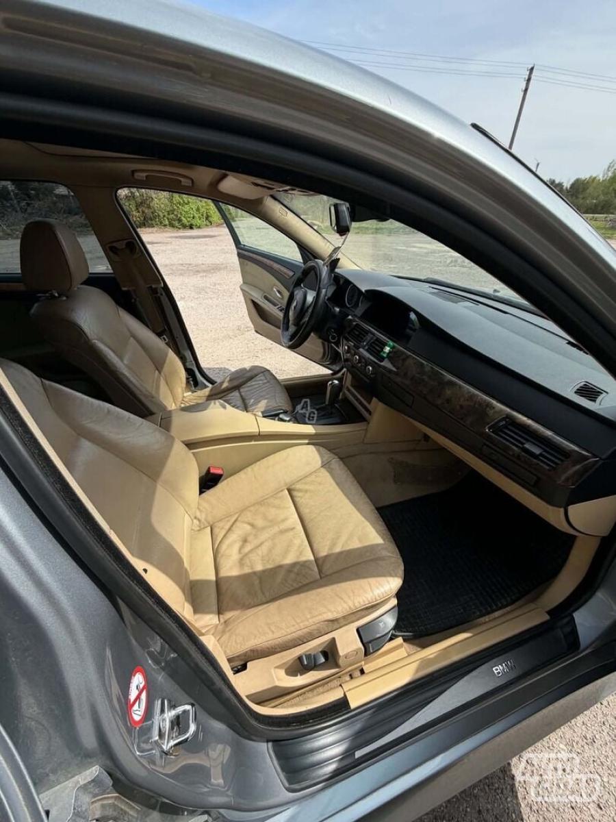 Pelēks BMW 530 2004 Telšiai, ar dzinēja tilpumu 3.00 L un nobraukumu 414 tūkst. km par 3000 €, foto 7 vietnē AUTOMOTO.COM.LV