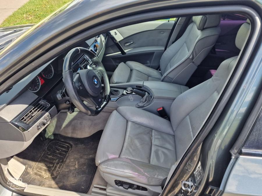 Pelēks BMW 530 2004 Kauņa, ar dzinēja tilpumu 3.00 L un nobraukumu 424 tūkst. km par 5990 €, foto 13 vietnē AUTOMOTO.COM.LV