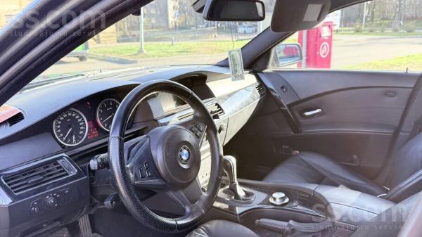 Grey BMW 530 2004 in Riga, with an engine capacity of 3.00 L and mileage of 362 thousand km for 2900 €, photo 7 on AUTOMOTO.COM.LV