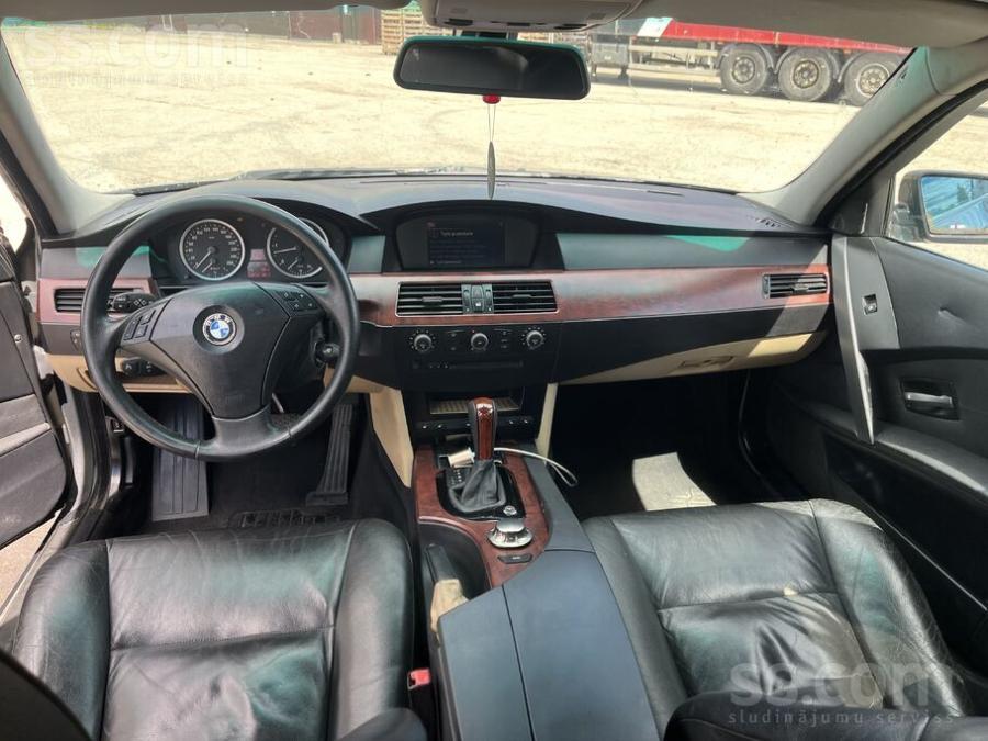 Pelēks BMW 530 2004 Aizkraukle, ar dzinēja tilpumu 3.00 L un nobraukumu 445 tūkst. km par 2300 €, foto 7 vietnē AUTOMOTO.COM.LV