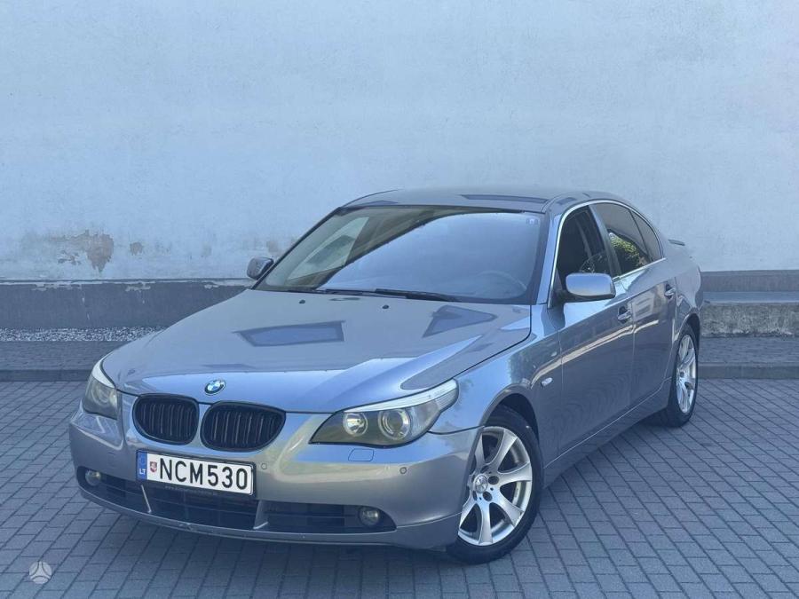 Grey BMW 530 2004 in Klaipeda, with an engine capacity of 2.99 L and mileage of 379 thousand km for 2650 €, photo 1 on AUTOMOTO.COM.LV