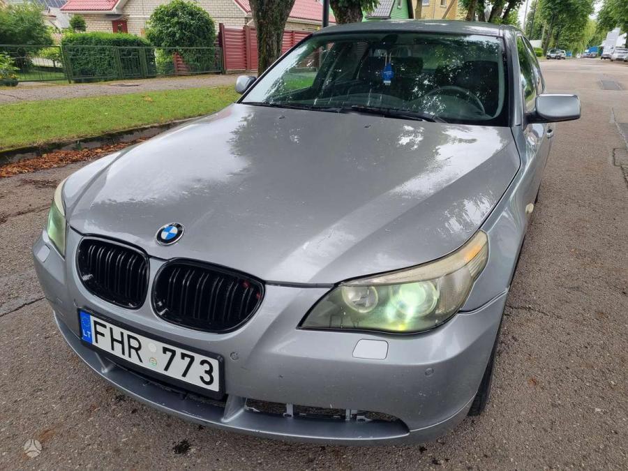 Pelēks BMW 530 2004 Alīta, ar dzinēja tilpumu 0.00 L un nobraukumu 645 tūkst. km par 1450 €, foto 3 vietnē AUTOMOTO.COM.LV